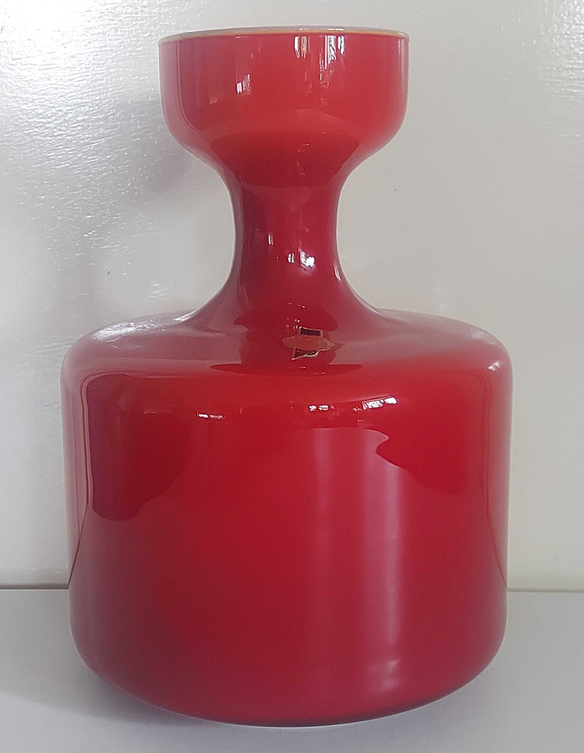 Veritable Opaline Florence Italy Vase 25cm - catheuer-raritaeten.de